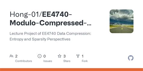 github hong 01 ee4740 modulo compressed sensing on image lecture