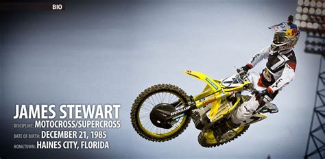 James Stewart Motocross Biography