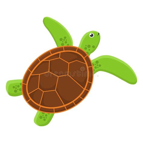 Cute Sea Turtle Animal Vector Stock Vector Illustration Of Water Cute Sea Turtle Animal Vector Stock Vector Illustration Of Water