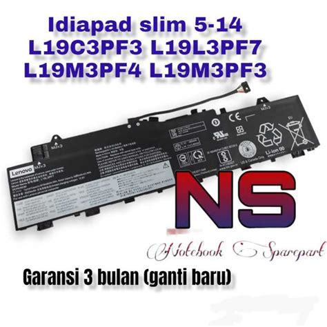 Baterai Battery Lenovo IdeaPad SLIM ARE IIL L C PF Lazada Indonesia
