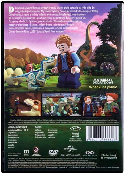 Lego Jurassic World The Secret Exhibit Dvd Dvd Bethany Brown