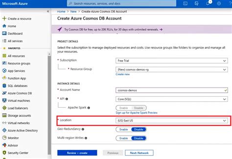 Creating A Azure Cosmos Db Account Sqlservercentral