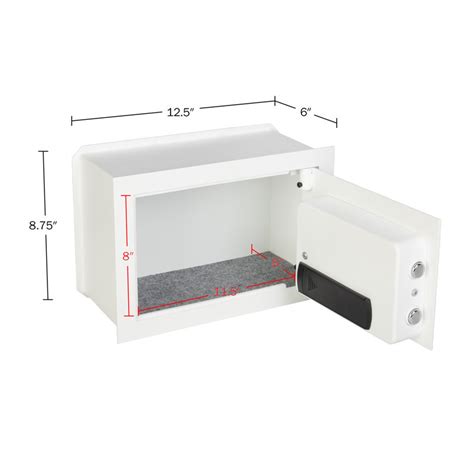 Stalwart Paragon Digital Safety Box With Passcode For Quick Access Personal Safe For Cash Or