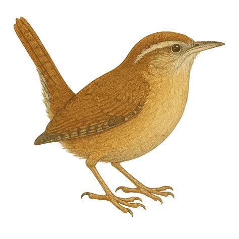 Carolina Wren Loud And Lively With A Bold Rolling Song