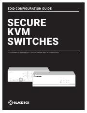 Secure KVM Switch Configuration Guide EDID Setup Course Hero
