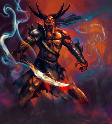 Artstation Demon Warrior From Hell