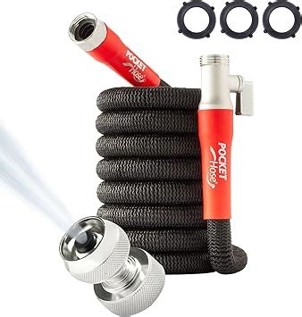 Pocket Hose 25 Ft Silver Bullet 20 Expandable Garden Hose