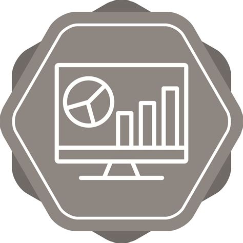 beautiful graph on computer vector line icon 17469967 vector art at vecteezy