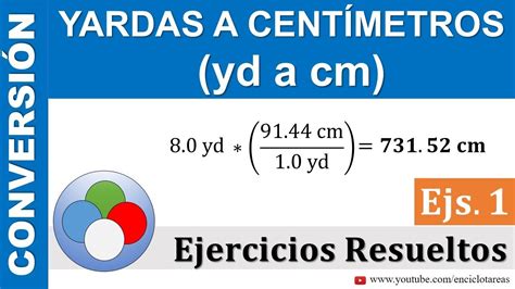 Yardas A Centímetros Yd A Cm Parte 1 Youtube