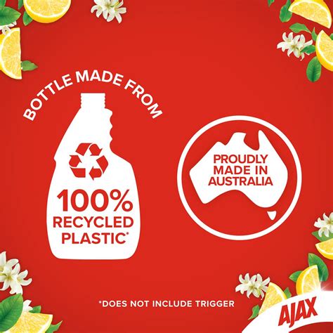 Ajax Spray And Wipe Multipurpose Lemon Citrus Trigger 500ml Woolworths