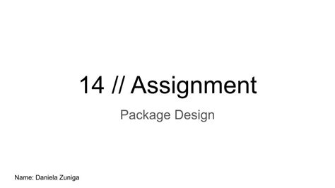 14 Assignment On Behance