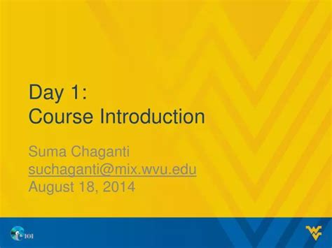 Ppt Day 1 Course Introduction Powerpoint Presentation Free Download