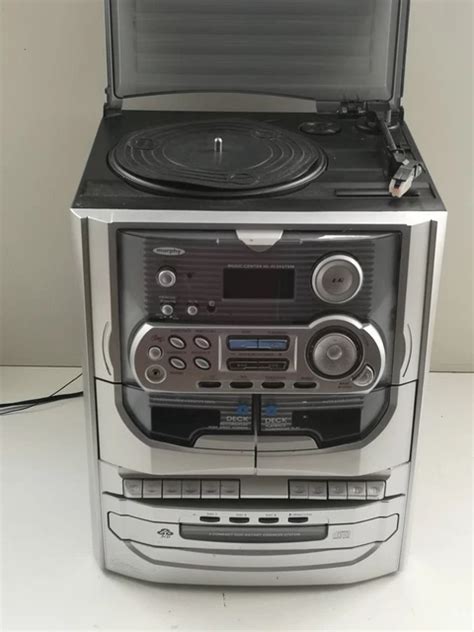 Murphy Hf 632p Record Player Radio Twin Tape Cassette And 3 Cd Player