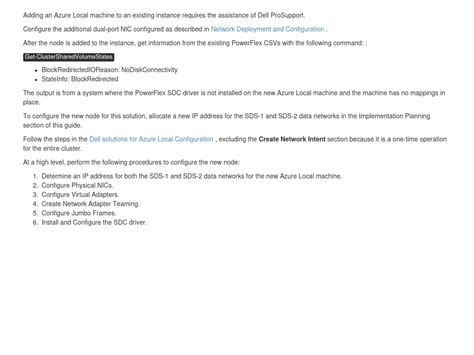 add an azure local machine implementation guide consuming powerflex