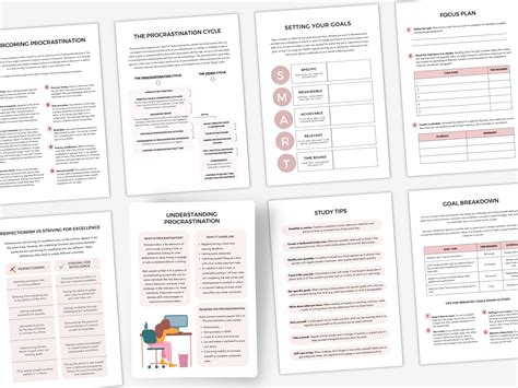 Cbt For Procrastination Worksheets My Thriving Mind