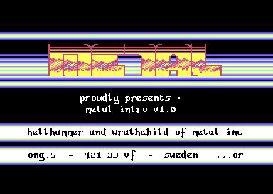 CSDb New Intro V1 0 By Metal Inc 1989