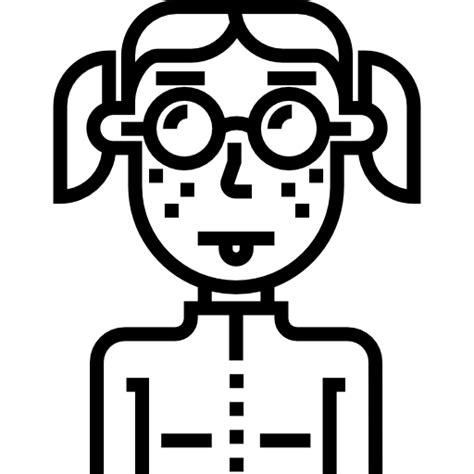 Nerd Detailed Straight Lineal Icon