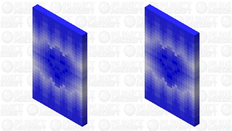 Hacker Blue Cape Minecraft Mob Skin