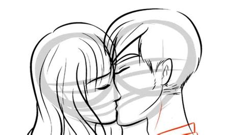 How To Draw People Kissing In The Rain Step By Step