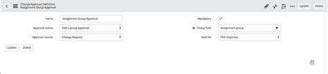 Change Approval Policies ServiceNow Community