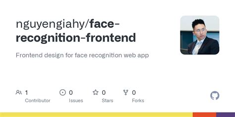 GitHub Nguyengiahy Face Recognition Frontend Frontend Design For Face Recognition Web App