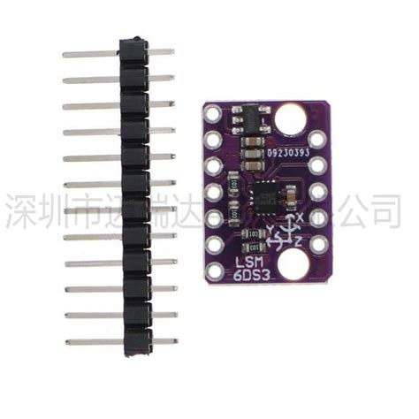 gy lsm6ds3 module accelerometer tilt angle gyroscope sensor iic spi