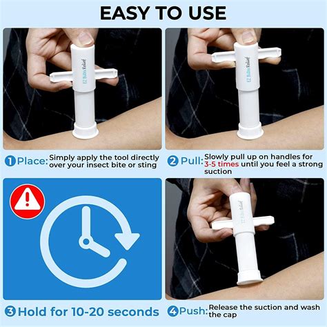 Venom Extractor Bee Sting Kit Bite Relief Suction Pump For Hiking