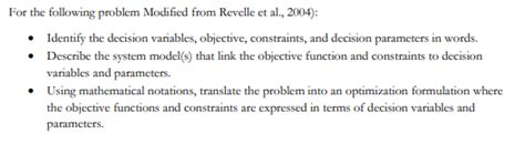Solved Solve The Following Lp Model Using Python Excel