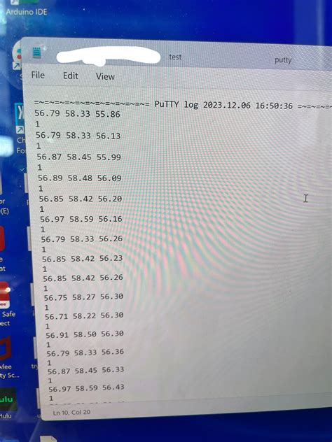 Need Help Figuring Out How To Export Serial Monitor Data Rarduino