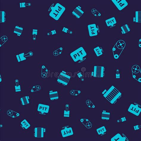 Set Engine Piston Timing Belt Kit Pit Stop And Car Radiator Cooling