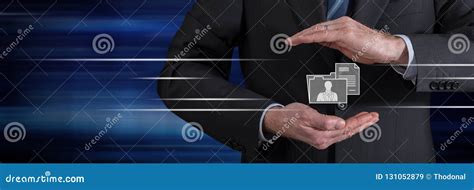 Concept Of Personal Data Protection Stock Image Image Of Agent