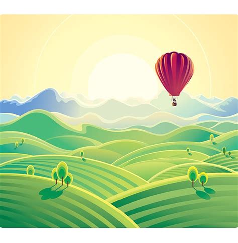 عکس کارتونی طبیعت بهار