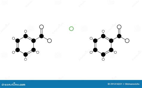 Calcium Benzoate Molecular Structure 3d Flat Model Preservative E213 Structural Chemical