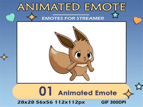 Shake Dance Eevee Pokemon Animated Emote Animated Shake Dancer Eevee