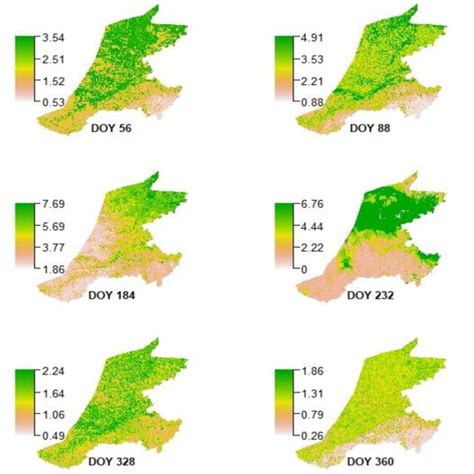Spatial And Temporal Variation Of Transpiration Download Scientific Diagram