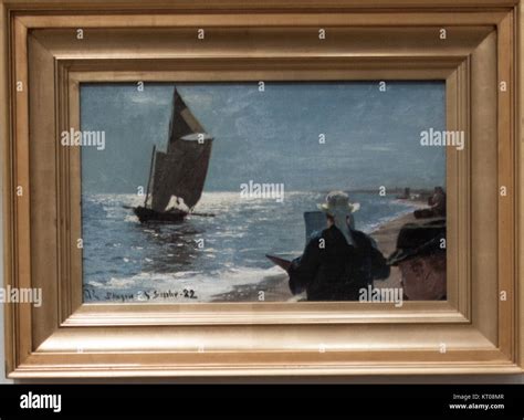A Depiction Of Artists Painting On Skagen South Beach By P S Kroyer