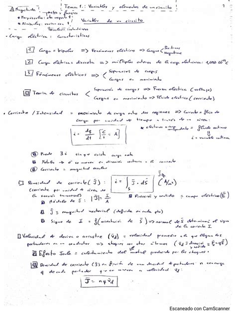 1 Variables Y Elementos De Un Circuito Pdf