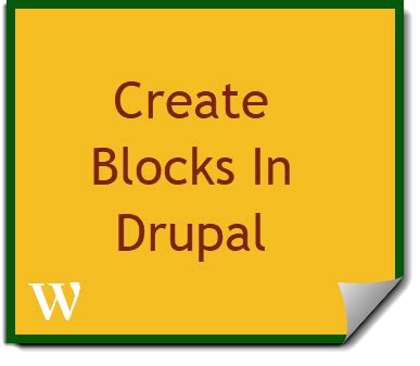 Create Custom Blocks Drupal 8 Example