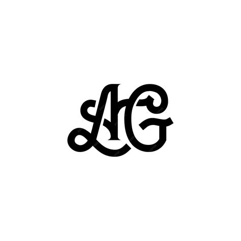 Premium Vector Ag Monogram Logo Design Letter Text Name Symbol