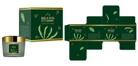 자연적인 개념 포장 디자인 럭셔리 디자인 템플릿과 이랑 상자와 화장품 용기에 라벨 일러스트 벡터입니다 포장에 대한 스톡 벡터 아트 및 기타 이미지 Istock