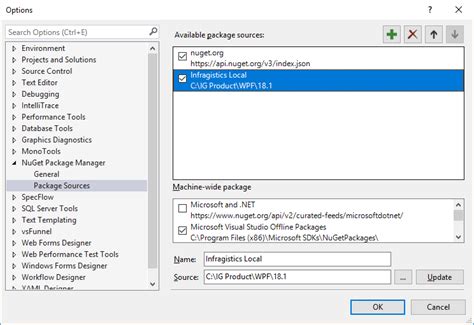 Infragistics Nuget Package Sources Infragistics Wpf™ Help