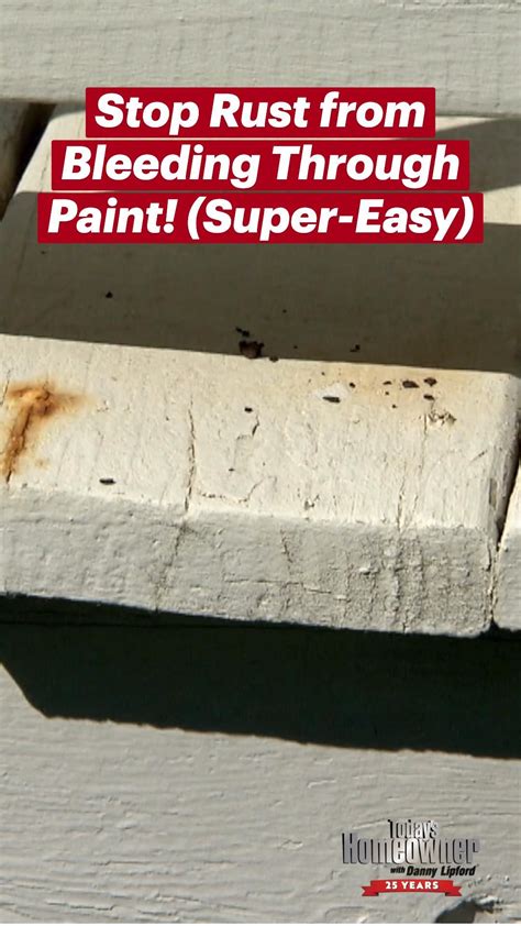 Stop Rust From Bleeding Through Paint Super Easy Artofit