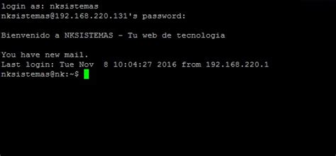 Colocar Mensaje En Tu Linux Al Conectarte Por Ssh Nksistemas