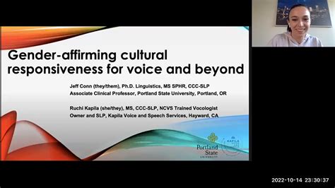Underline Gender Affirming Cultural Responsiveness For Voice And Beyond