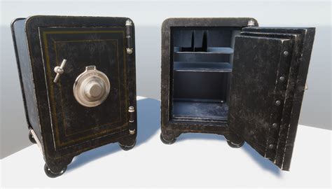 Artstation Safes Models Unity Minigame Script Game Assets