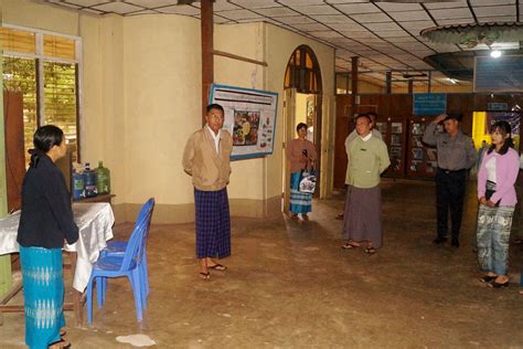 ပြန်ကြား‌ရေးဝန်ကြီးဌာန ဒုတိယဝန်ကြီး ဦးရဲတင့် ကျောက်ပန်းတောင်းမြို့နယ