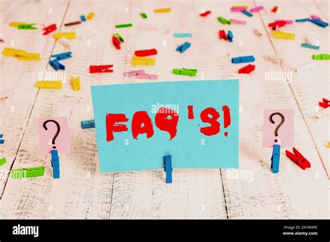 Text Sign Showing Faq S Business Photo Showcasing List Of Questions And Answers Relating To