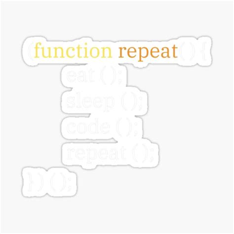 eat sleep code computer science programmer and coding sticker for sale