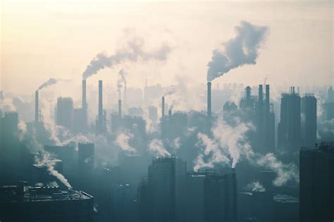 Global Warming Amp Pollution Premium Ai Generated Image