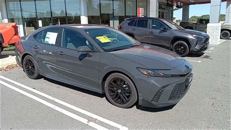 2025 Toyota Camry Se Fwd Underground Grey Black And White Softex Blackout Emblem Overlay Package